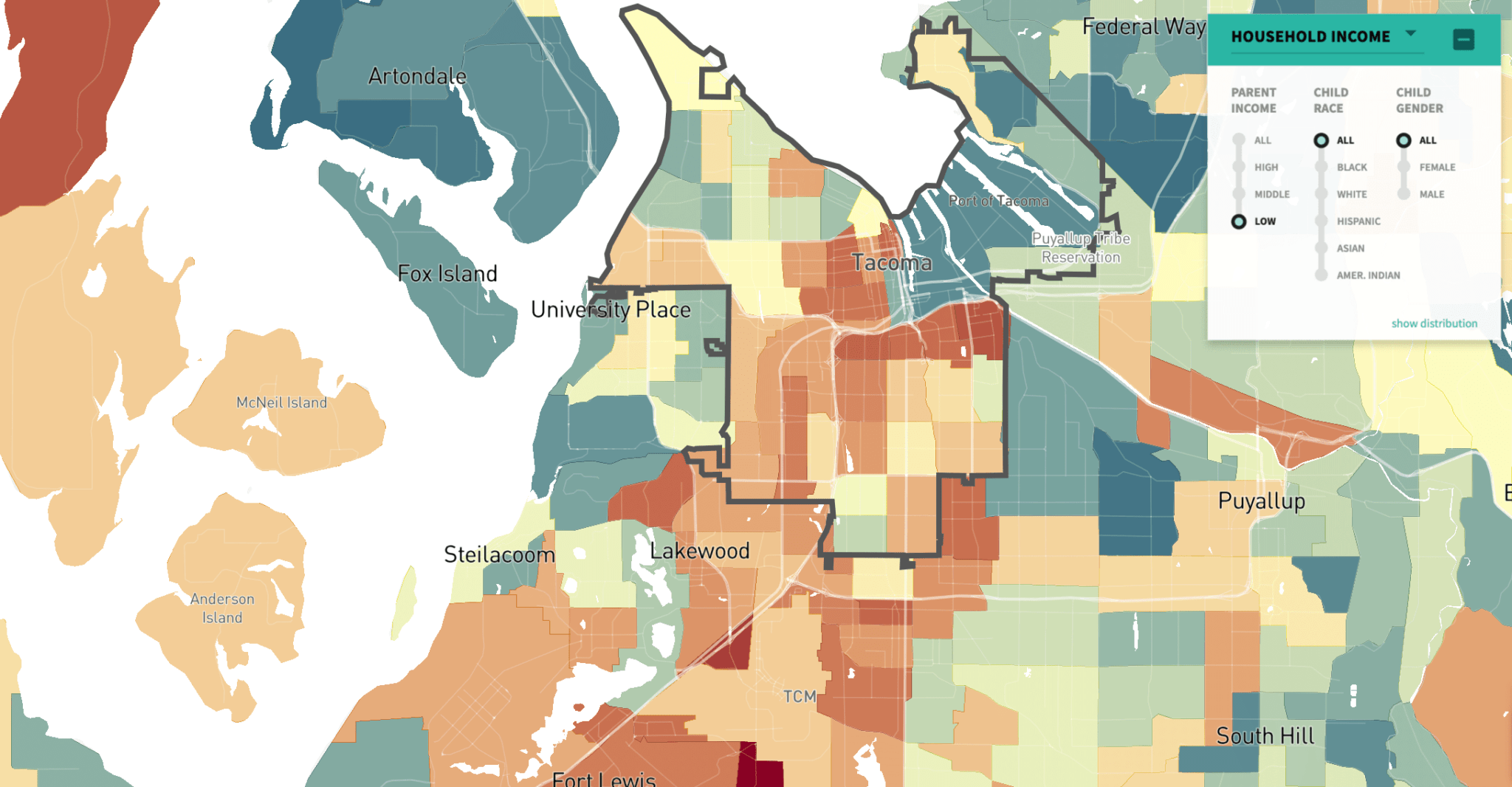 "Opportunity Atlas" tool allows Tacomans to see economic disparities ...